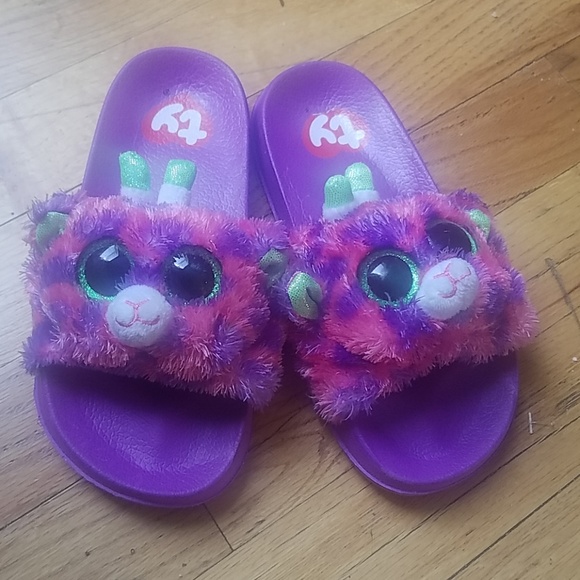 TY Original Wear | Shoes | Girls Colorful Animal Head Slippers | Poshmark
